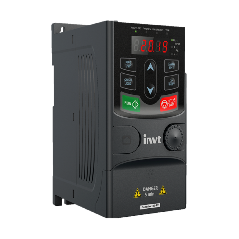 Inversor para bombeo solar 1,5 kW Monofasico 220V marca INVT; Salida 10,2 A; IP20. 2 años ...